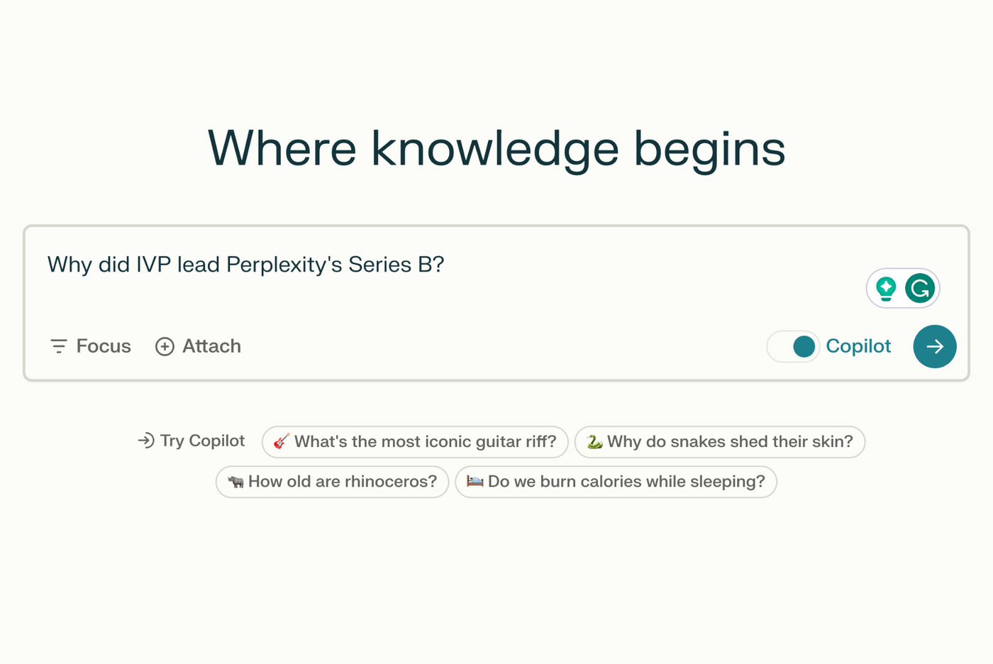 Perplexity: Where Knowledge Begins | IVP