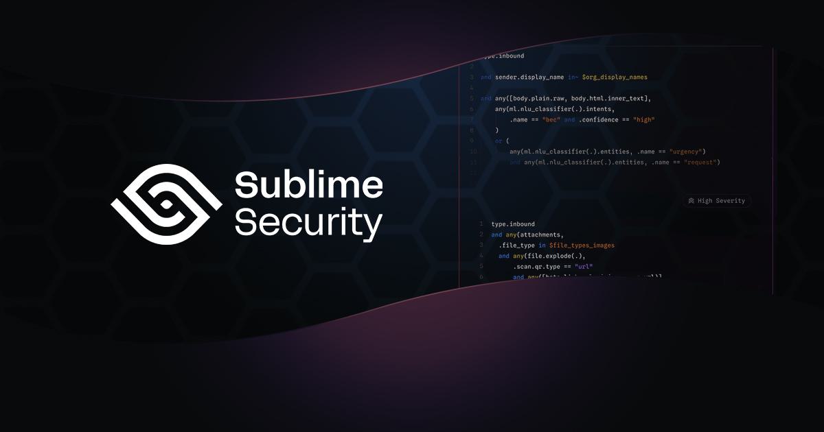 There’s a new standard in AI-powered email security, and it’s Sublime | IVP